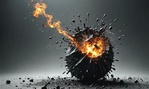 A Large Explosion In The Sky Nuclear Explosion Mushroom Cloud Fallout