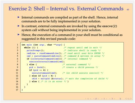 solved ercise 2 shell internal vs external commands