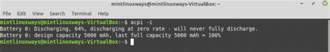 How To Check Your Laptops Battery Status On Linux Mint 20 Linuxways