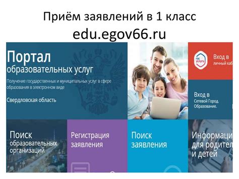 Приём заявлений в 1 класс презентация онлайн