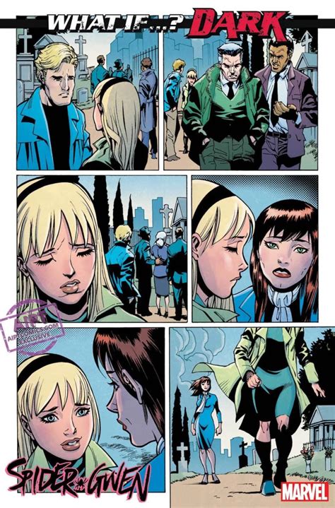 Exclusive Marvel First Look What If Dark Spider Gwen 1 • Aipt