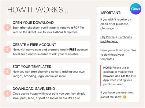 virtual assistant template va branding kit virtual assistant client
