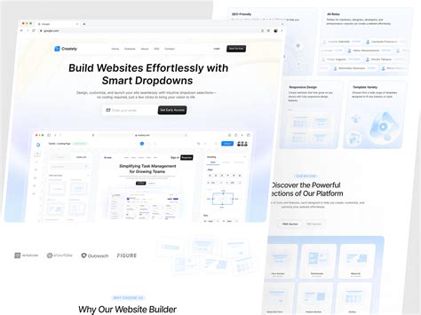 Creately Web Builder Landingpage 🧩 By Judha 🏄🏻‍♂️ For Emura On Dribbble