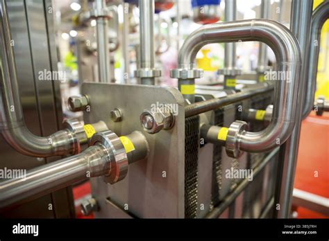 Milk Pasteurization System Is Shown At A Food And Drink Exhibition