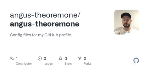 GitHub Angus Theoremone Angus Theoremone Config Files For My GitHub Profile