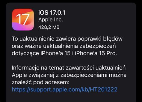 ios 17 0 1 ipados 17 0 1 i watchos 10 0 1 dostępne co nowego wnosi