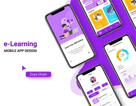 E Learning Mobile App Design On Behance E Learning Mobile App Design On Behance