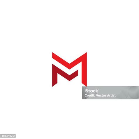 문자 Mm 템플릿입니다 더블 편지 M 창조적 인 기호 벡터 디자인입니다 컴퓨터 글자에 대한 스톡 벡터 아트 및 기타 이미지 컴퓨터 글자 0명 개념 Istock