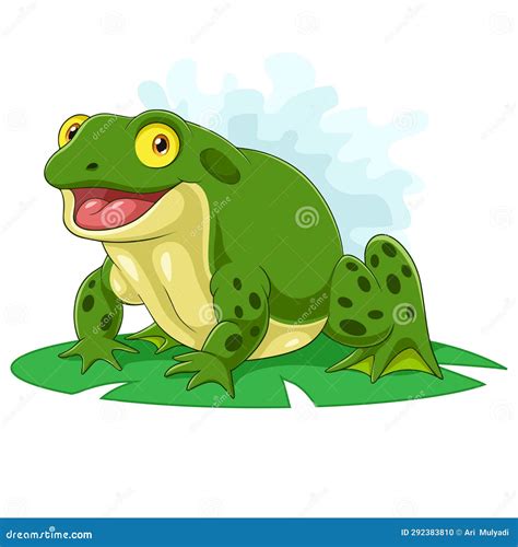 Cartoon Bullfrog