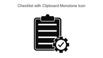 Checklist Monotone Slide Team