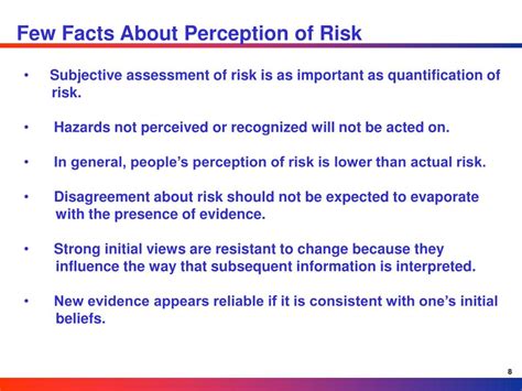 Ppt Enhancing Safety Performance Through Risk Perception And Risk Tolerance Joseph M Deeb Ph