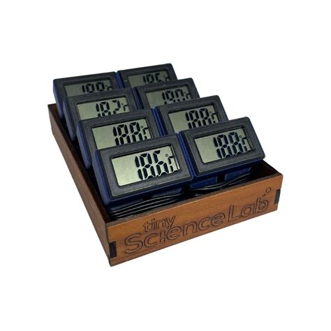 Class Set Digital Thermometers Includes Storage Tray Tiny Science Lab