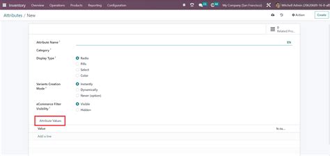 Product Variants And Attributes In Odoo 16 Inventory Odoo V16