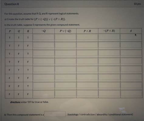 Solved Question Pts For This Question Assume That P Chegg