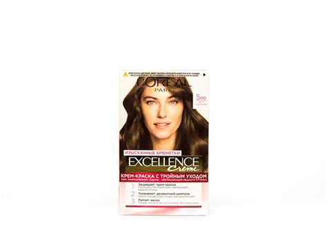Стойкая краска для волос L'Oréal Paris Excellence Creme оттенок 5.00 ...