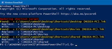 Powerhsell Create Lnk File Travelerpsado
