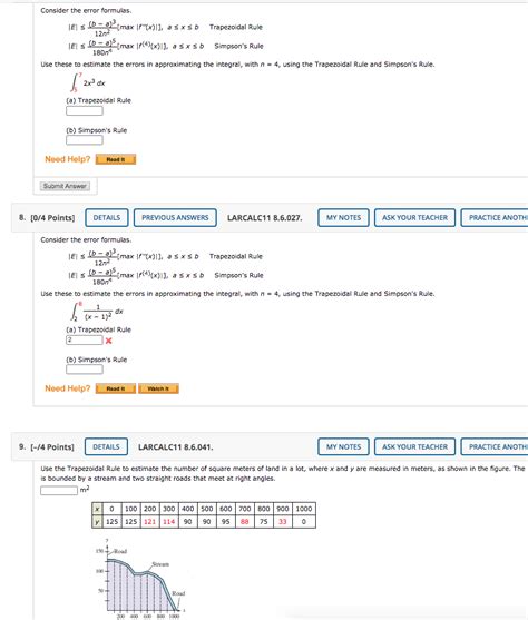 solved consider the error formulas jels 6 0 [max