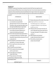 Boost Juice Swot Analysis Docx 1 Docx SWOT A SWOT Analysis Has Been