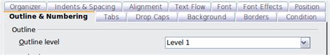 Defining A Hierarchy Of Headings Apache Openoffice Wiki