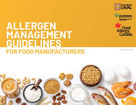 Allergen Management Ppt Allergen Management Guidelines For Food