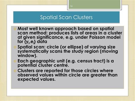 Ppt Measuring Spatial Clustering In Disease Patterns Powerpoint