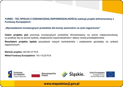 Eu Projects Turbo Tec Subsidies From European Funds