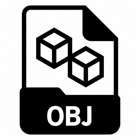 document file format obj icon download on iconfinder