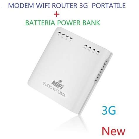 Wireless Mini Modem Wifi Router 3g Portatile Con Batteria Supporta Sim