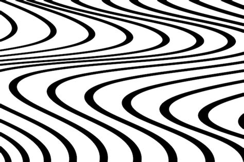 Premium Vector Abstract Geometric Wavy Line Background