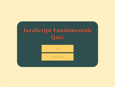 GitHub Bootcamp Mo JavaScript Fundamental Quiz