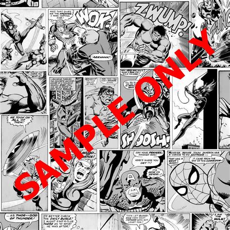 Black And White Comic Strip Wallpaper