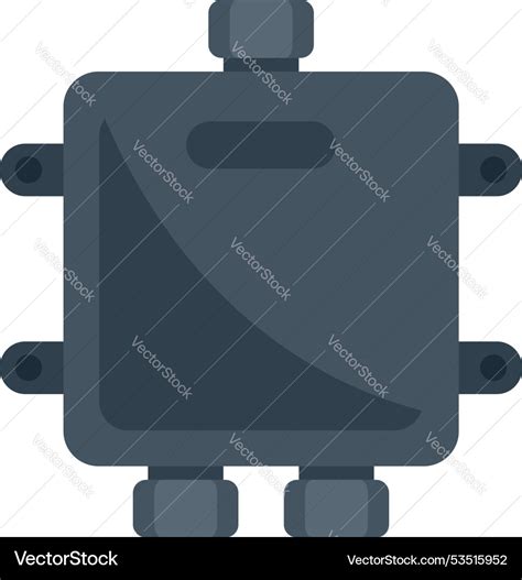 Splitter Box Connecting And Distributing Signal Vector Image