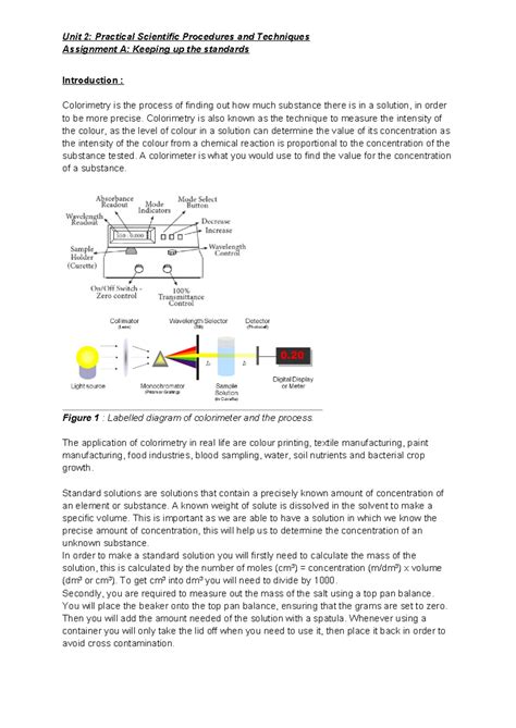 unit 2 authorised assignment brief for learning aim a practical