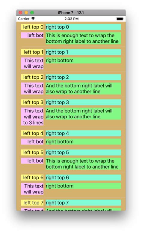 Ios UILabel Can Not Be Wrapped And Aligned At The Same Time Stack Overflow
