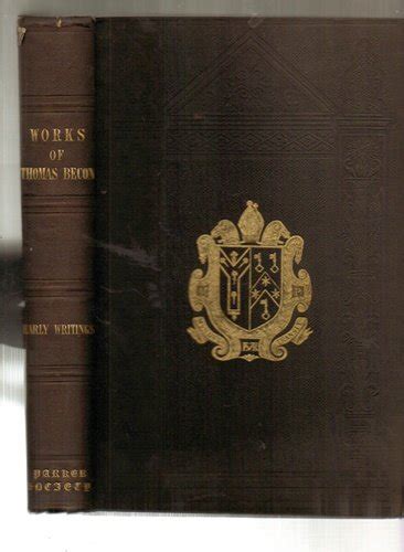 The Early Works Of Thomas Becon S T P Unknown Author Books