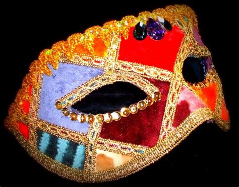 Arlecchino Mask Maskerelle It Festival Captain Hat Clown Captain Hat