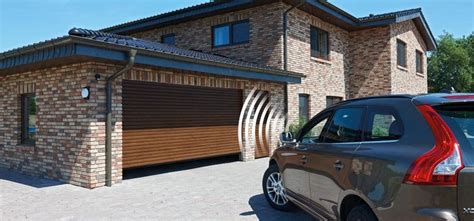 SUV parked in front of a brick house