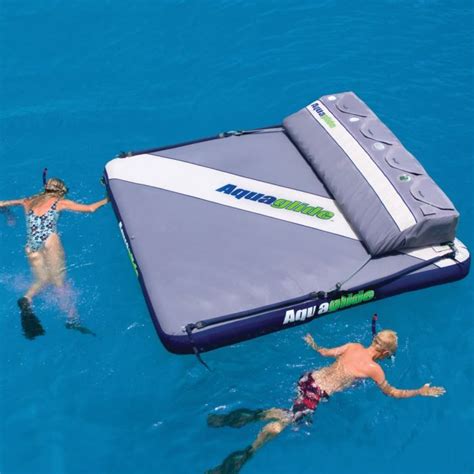 Ecbetcr Inflatable Dock Floating Platform Inflatable Water Pontoon Dock Floating Inflatable
