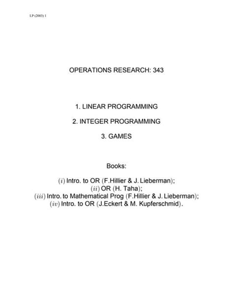 Simplex Method Slack Surplus And Artificial Variable Pdf