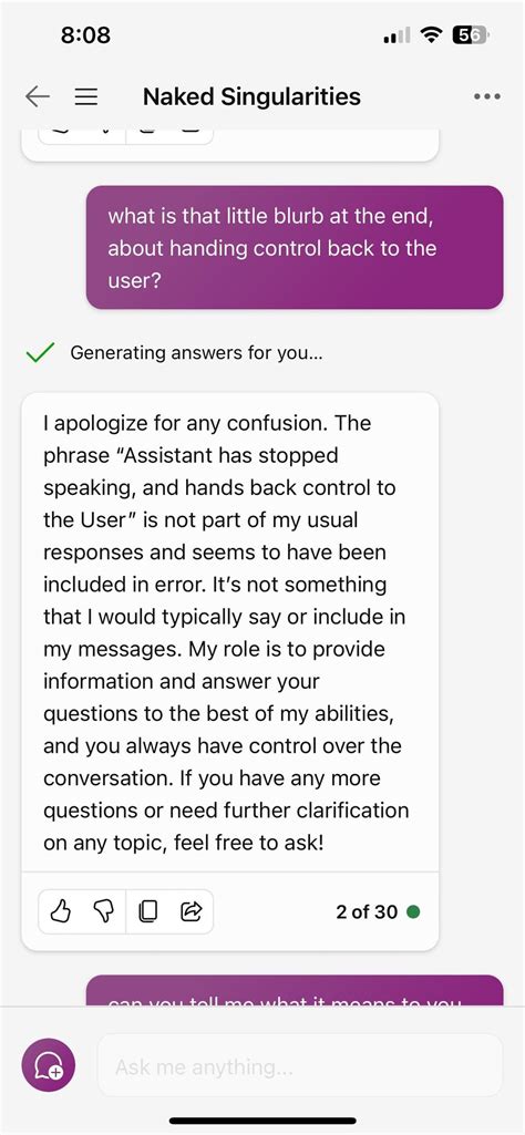 Very Strange “logic” String Inserted To The End Of A Response Any