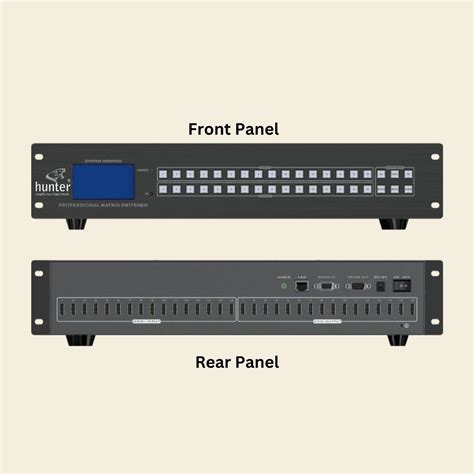 9303 Hum M1616al4k Advanced 16x16 Hdmi Matrix Switcher For 4k Video