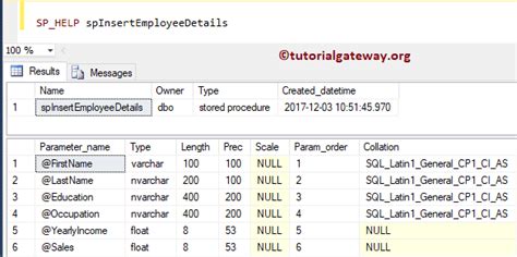 Useful System Stored Procedures In Sql