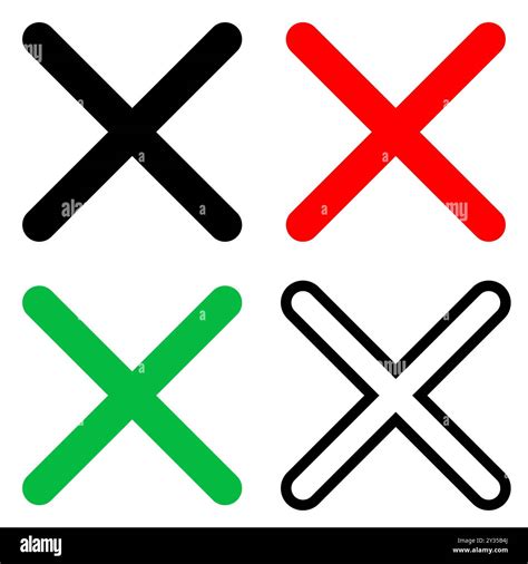 Delete Icon No Sign Close Symbol Vector Cancel Wrong Or Reject Illustration Close Icon