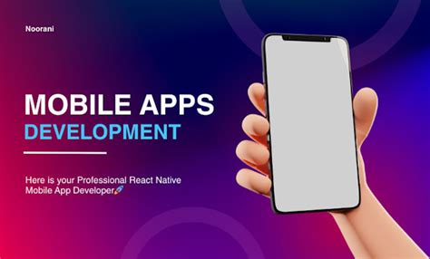 Do App Development For Android App Or Ios App Using React Native Development By Rehananoorani