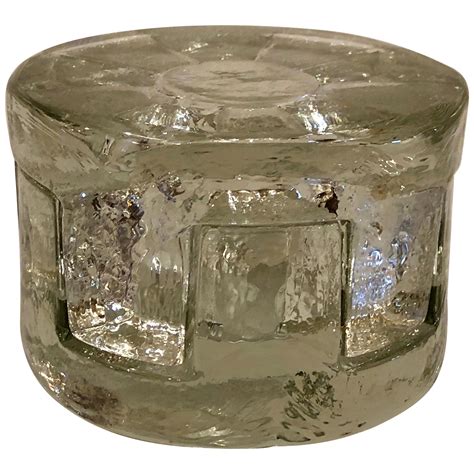 Rare Pair Of Blown Glass Candle Holders By Blenko Glass At 1stdibs