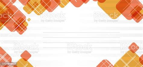 추상적인 기하학적 배경 패턴편지 템플릿 디자인레드 오렌지 색상벡터 일러스트 레이 션 배경 주제에 대한 스톡 벡터 아트 및 기타 이미지 배경 주제 사무실 0명 Istock