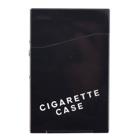 Кутия За Стандартни цигари Метал Черно Emag Bg