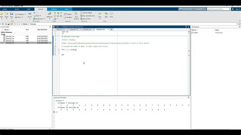 Matlab Tutorial 4 For Loop Simple Application For Beginners Youtube