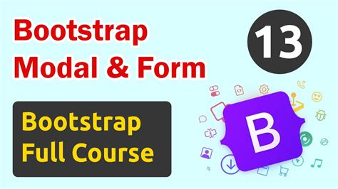 bootstrap modal and form full bootstrap course youtube
