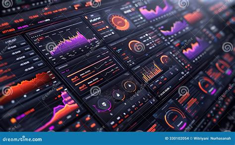 Data Visualization Charts And Graphs For Business Analysis Stock